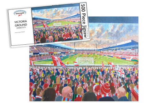 Victoria Ground Stadium Fine Art Jigsaw Puzzle - Stoke City FC - Sports ...