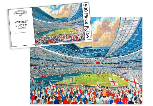 Wembley Stadium Fine Art Jigsaw Puzzle - Sports Stadia Art