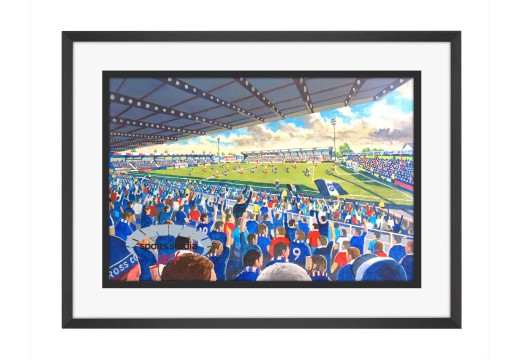 Victoria Park Stadium Fine Art Print - Ross County Football Club ...